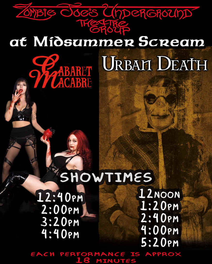 Zombie Joes Underground Theatre Group ZJU Theater presents MOTHER + DADDY An Extreme Horror ...